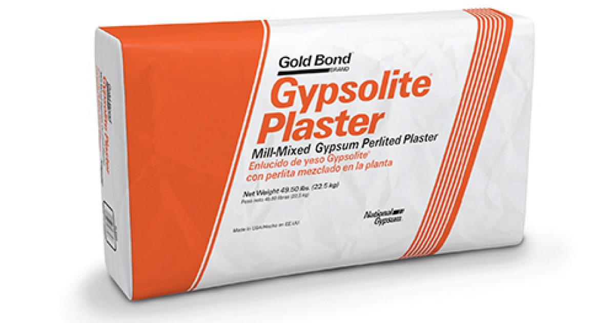 Gold Bond® Gypsolite® Plaster | Lightweight Basecoat Plaster